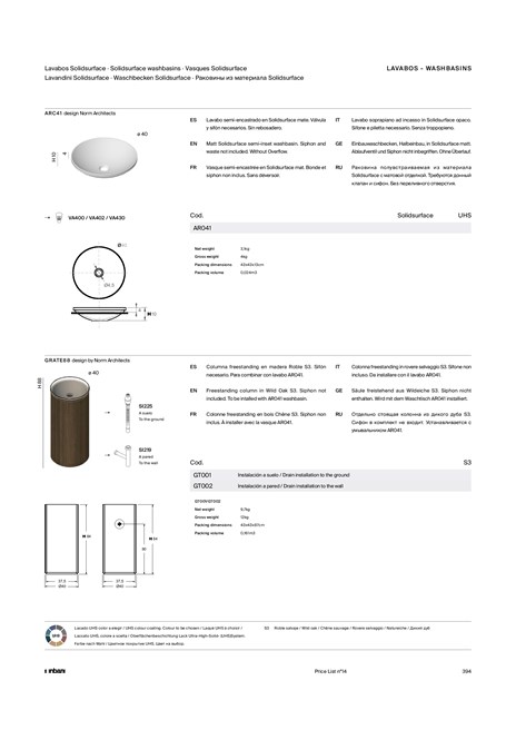 GRATE88 Round freestanding Pietra Grey marble washbasin By Inbani ...