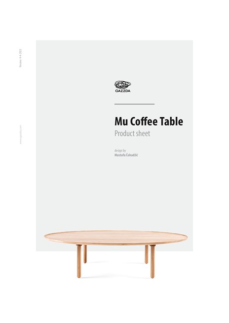 MU | Coffee table By Gazzda design Mustafa Cohadzic