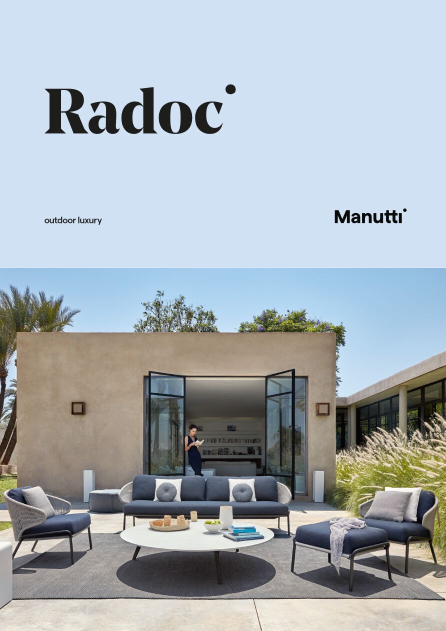 RADOC Upholstered Garden daybed By MANUTTI | design Stephane De Winter