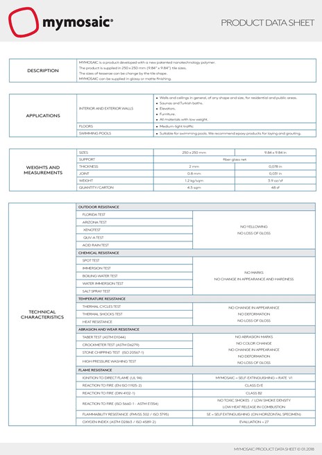 B-SQUARE Mosaico By MyMosaic