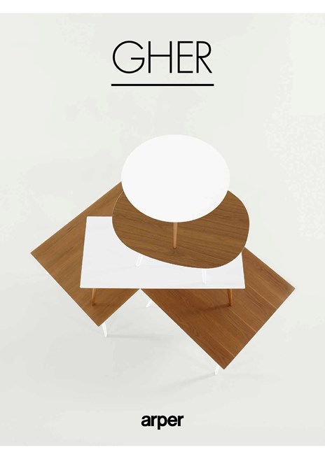 GHER | Rectangular table By arper design Lievore Altherr Molina