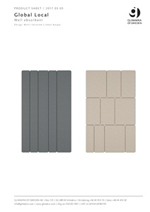GLOBAL LOCAL Fabric Acoustic wall panel By Glimakra of Sweden | design ...
