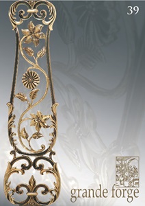 CASTEL Wrought iron parapet By Grande Forge