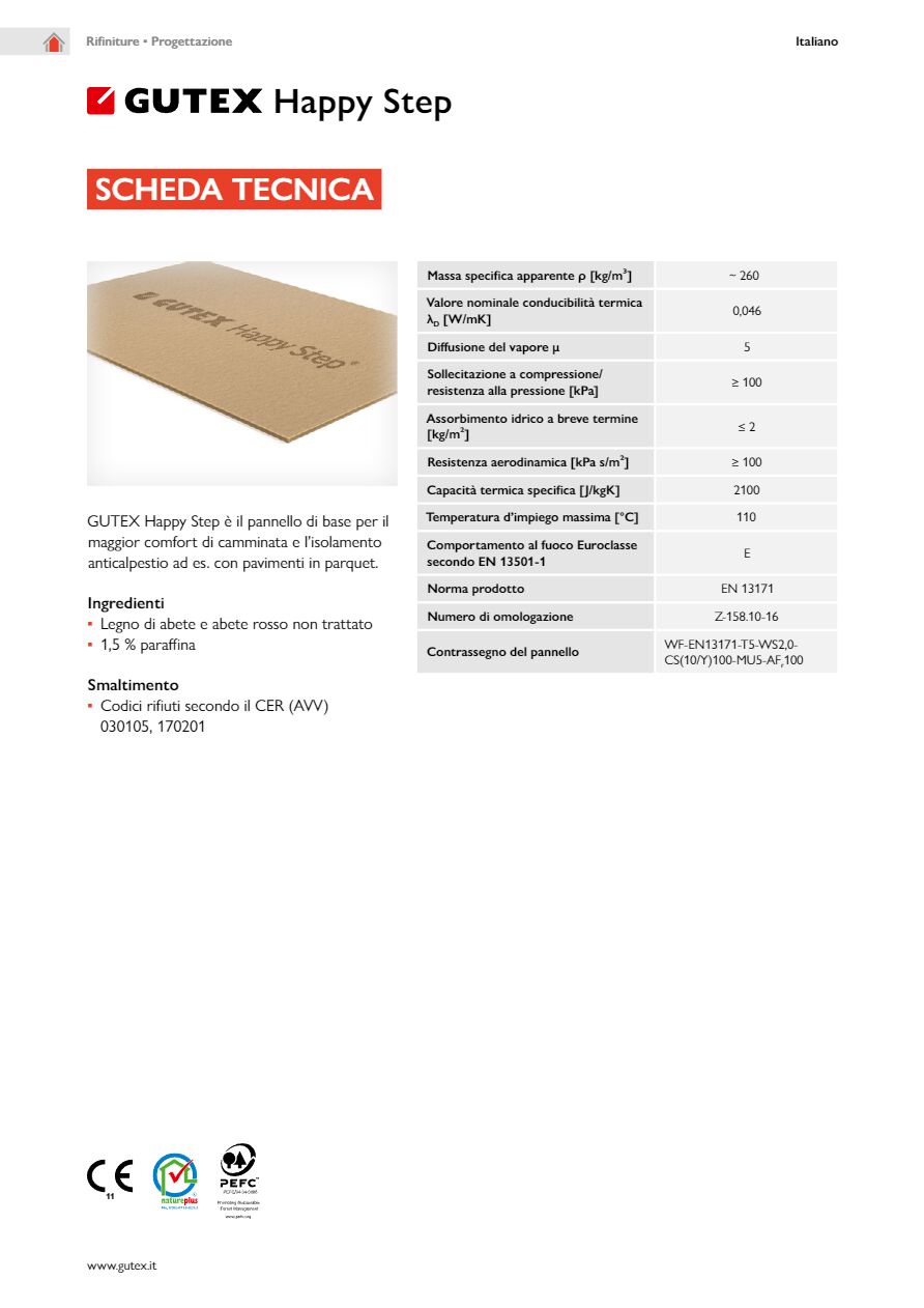GUTEX® HAPPY STEP Pannello termoisolante By Termolan