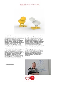 HAPPY BIRD Sculpture en polyéthylène By Magis | design Eero Aarnio