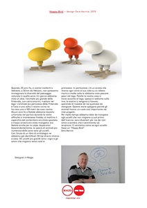 HAPPY BIRD Polyethylene sculpture By Magis | design Eero Aarnio