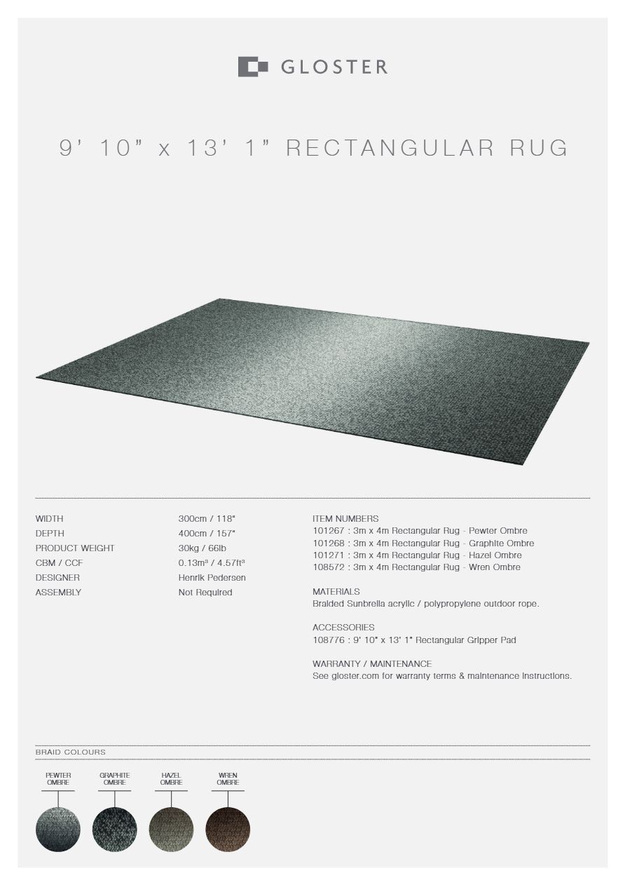 RUG Rug By Gloster