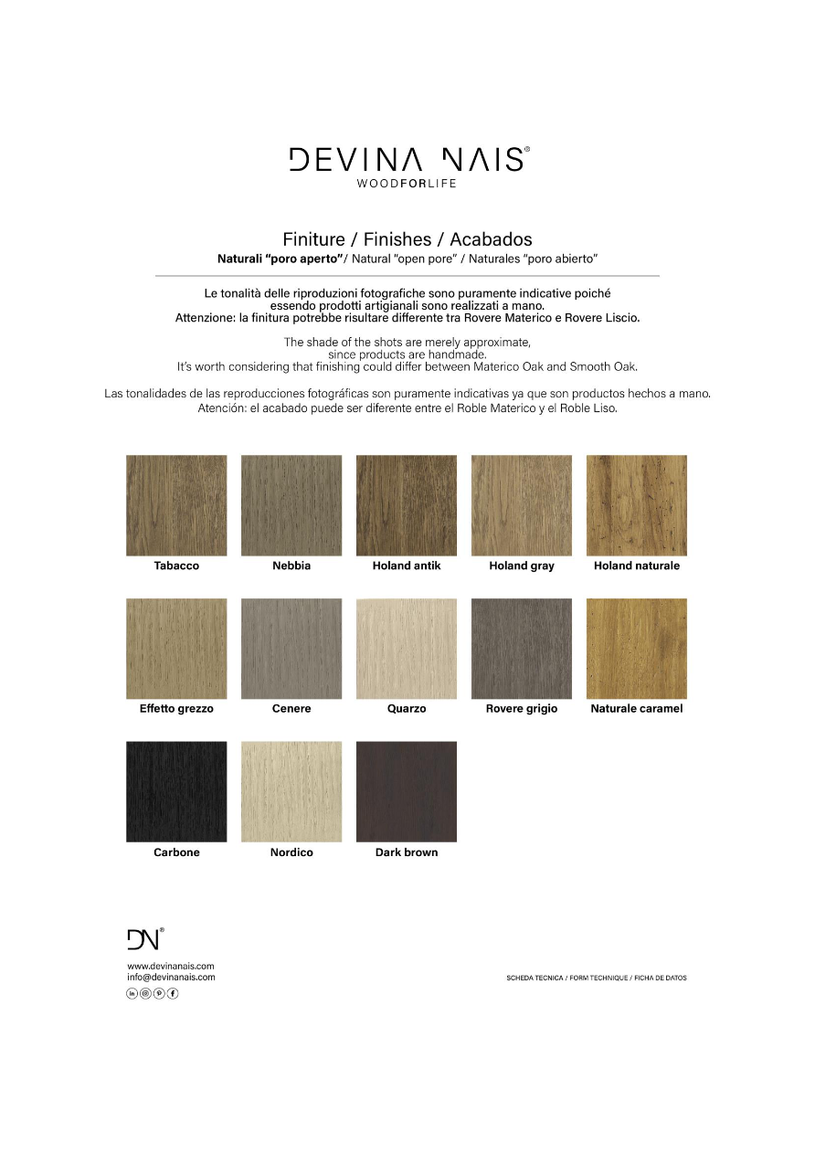 BROOKLYN Extending rectangular solid wood console table By Devina Nais