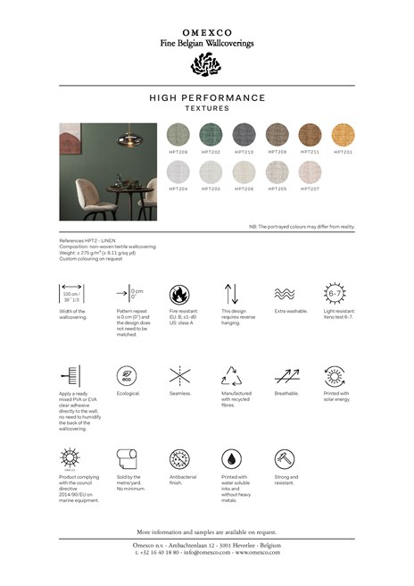 HIGH PERFORMANCE TEXTURES ABACA By Omexco