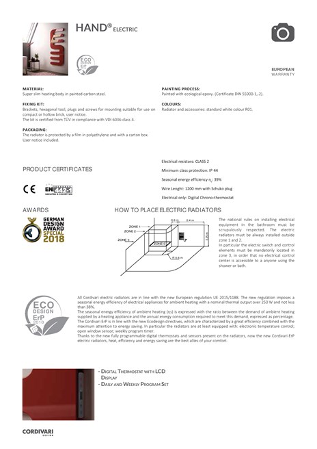 HAND ELECTRIC By Cordivari Design