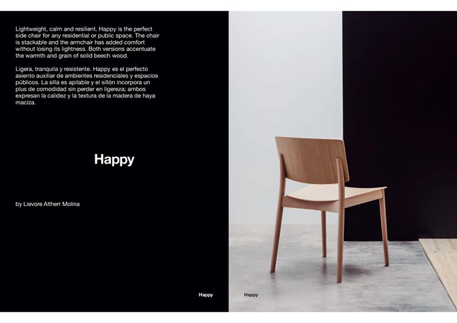 HAPPY SO0375 Chair By Andreu World | design Lievore Altherr Molina