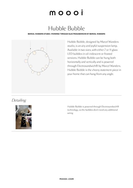 吊灯 HUBBLE BOBBLE By moooi 设计师Marcel Wanders