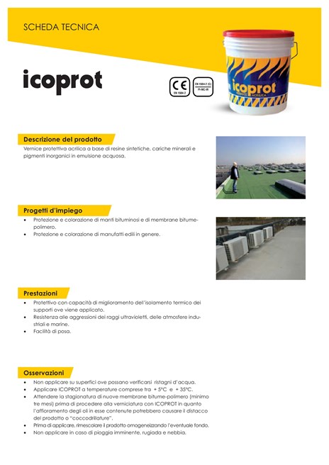 ICOPROT Rivestimento protettivo colorato a base d'acqua By Icobit