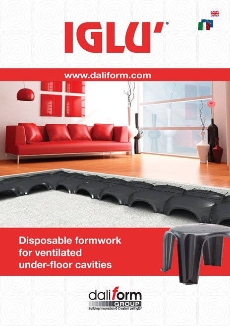 IGLU’® Plastic dome and module for ventilated hollow floor By Daliform ...