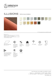 ILLUSIONS OTTOMAN Fabric wallpaper By Omexco