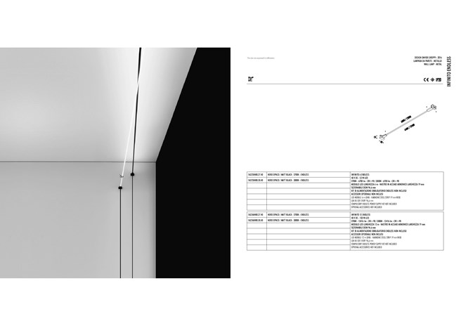 INFINITO ENDLESS By DAVIDE GROPPI design Davide Groppi