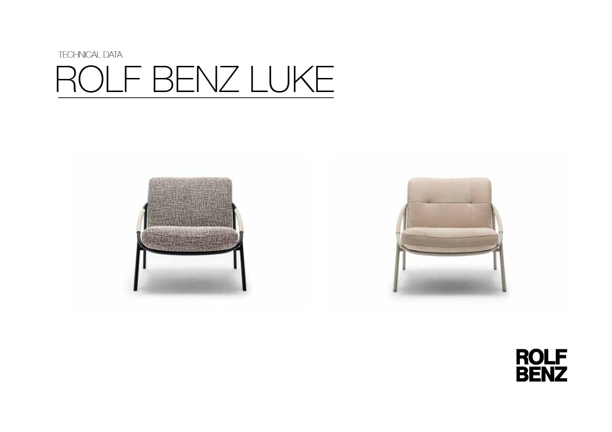 ROLF BENZ 588 LUKE Armchair By Rolf Benz