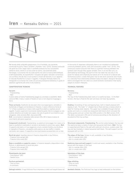 IREN | Wall mounted secretary desk THE COLLECTION - Tables and Chairs ...