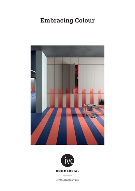 Vinyl flooring with concrete effect ISAFE 70 - CYCLONE By IVC Commercial