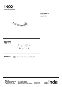 INOX | Portarotolo Collezione Inox By INDA®