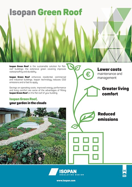 GREEN ROOF Roof garden system By ISOPAN