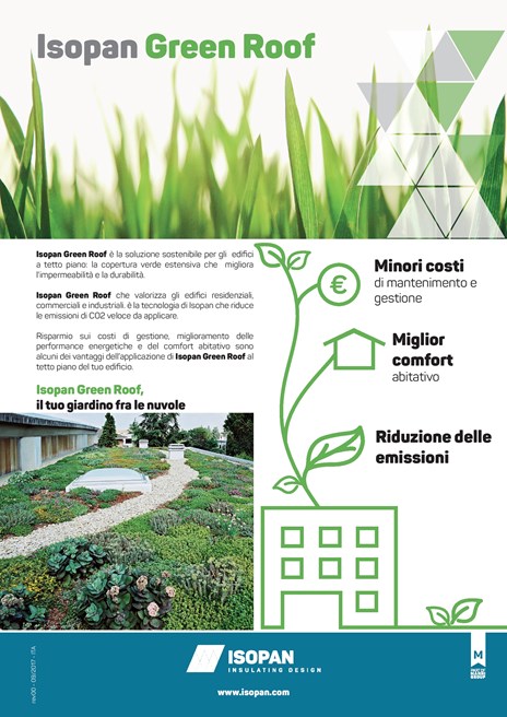 Sistema per tetto giardino GREEN ROOF - ISOPAN - Edilportale