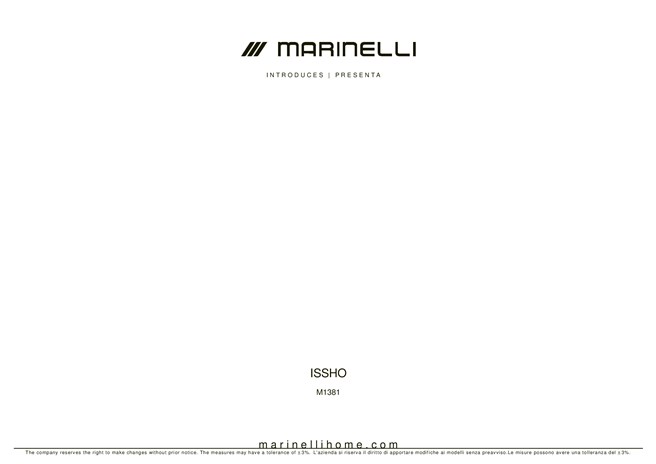 ISSHO Sofa By Marinelli Home | design Giovanni Pesce