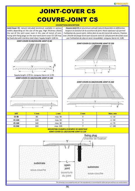 CS | Couvre joint Couvre joint By CPR GIUNTI