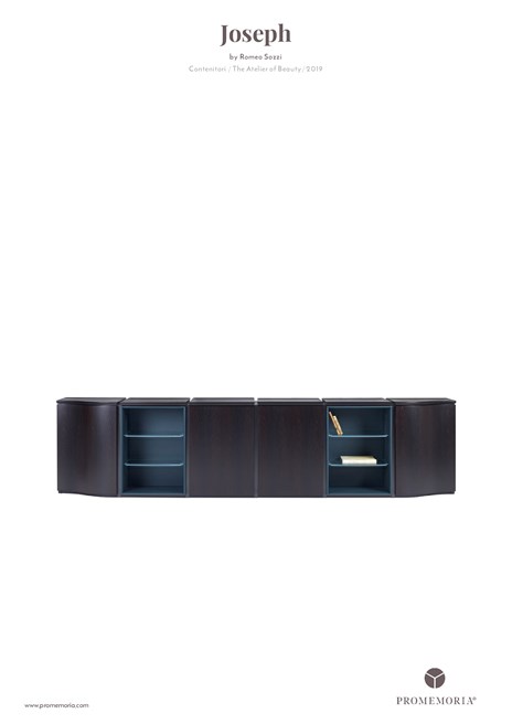 Madia componibile in legno JOSEPH By Promemoria design Romeo Sozzi