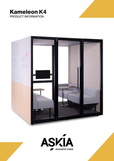 Acoustic meeting pod KAMELEON K4 By Askia