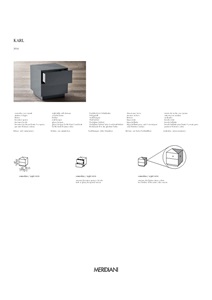 KARL 床头柜 By Meridiani | design Andrea Parisio