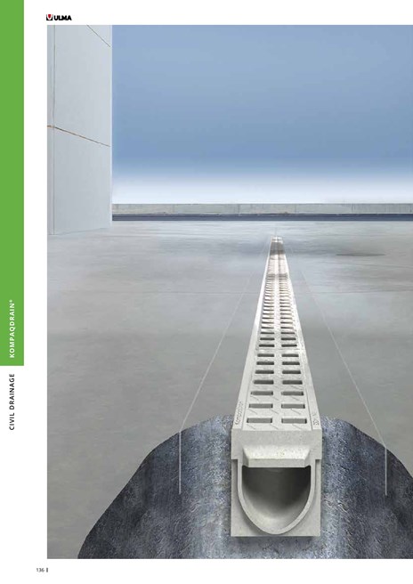 ULMA Architectural Solutions: Drainage channels and parts | Archiproducts