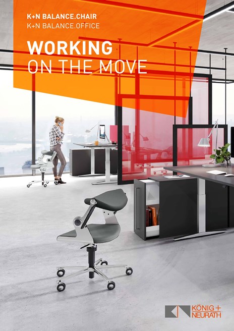 BALANCE.CHAIR Ergonomic swivel office chair with 5-Spoke base By König ...