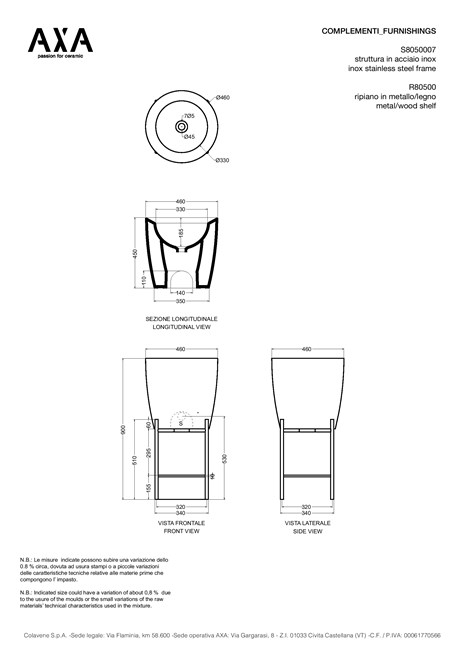 KRACKLITE SEMI FREESTANDING Mobile lavabo da terra in acciaio inox By ...