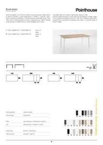 KRONO BASIC | Table Extending rectangular aluminium table By Pointhouse ...
