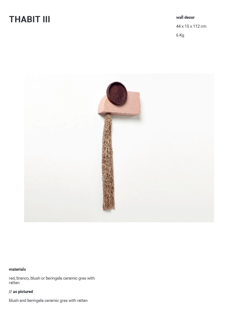 THABIT III Wall decor item By DOOQ