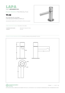 LAPA T7.10 | Washbasin tap Lapa Collection By Waterevolution design ...