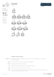 LAYER | Divano letto angolare By Extraform