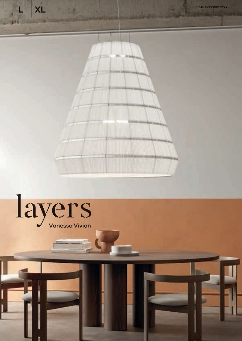 LAYERS | 吊灯 By AXOLIGHT 设计师Manuel Vivian, Vanessa Vivian