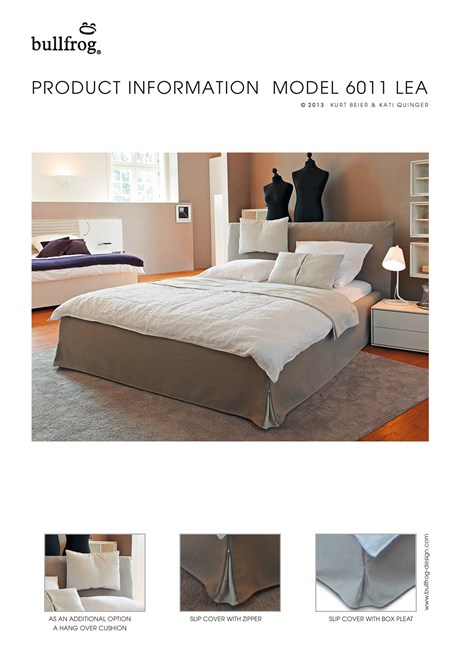 LÉA Bed By Bullfrog | design Kurt Beier, Kati Quinger