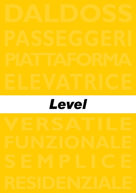 Miniascensore idraulico LEVEL - DALDOSS ELEVETRONIC - Edilportale