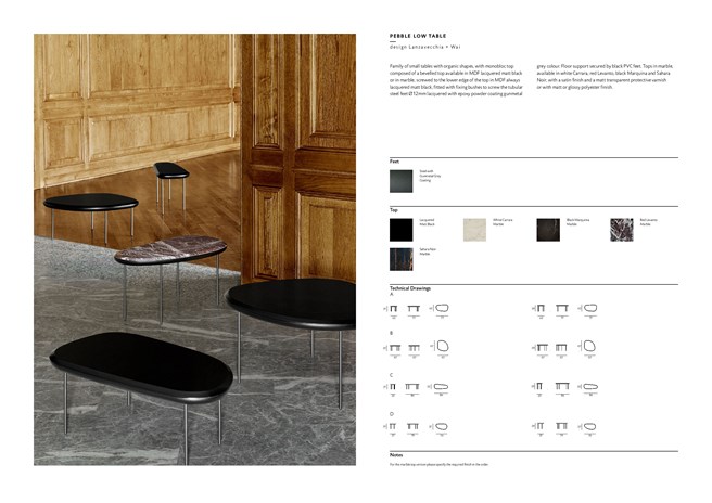 PEBBLE LOW TABLE | Marble coffee table Low marble coffee table By ...