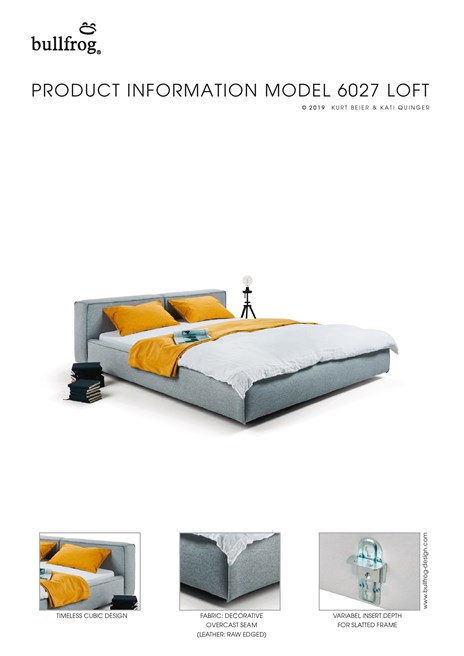 LOFT letto By Bullfrog design Kurt Beier, Kati Quinger