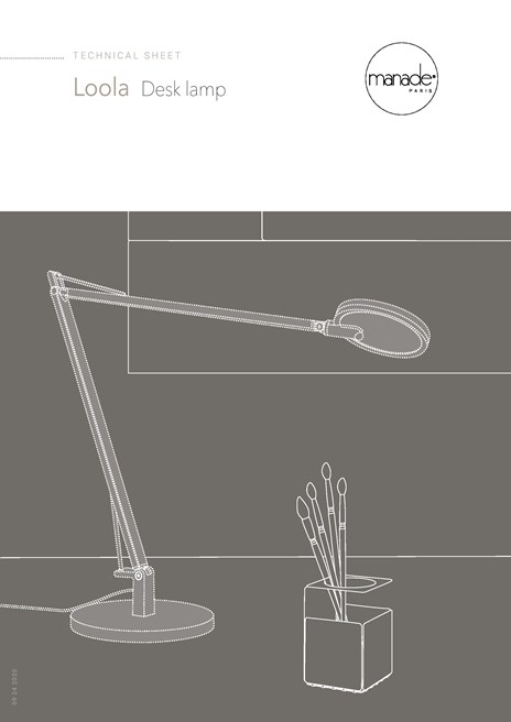 LED adjustable wooden desk lamp LOOLA WOOD By Manade design Emmanuel ...