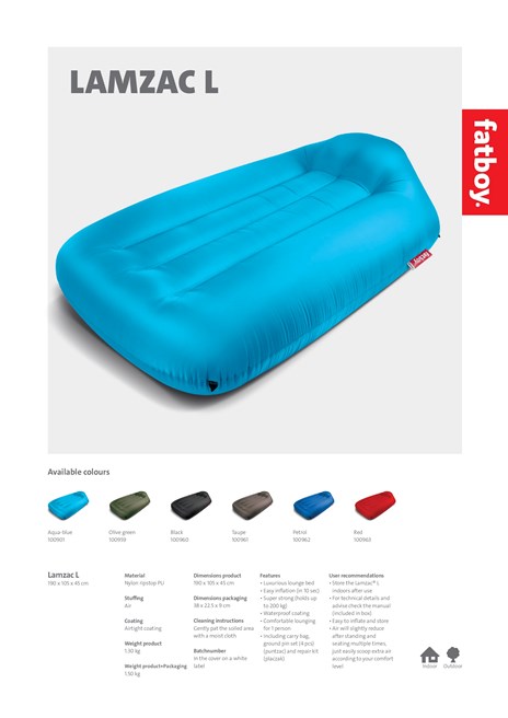 LAMZAC® L 3.0 divano da giardino By Fatboy