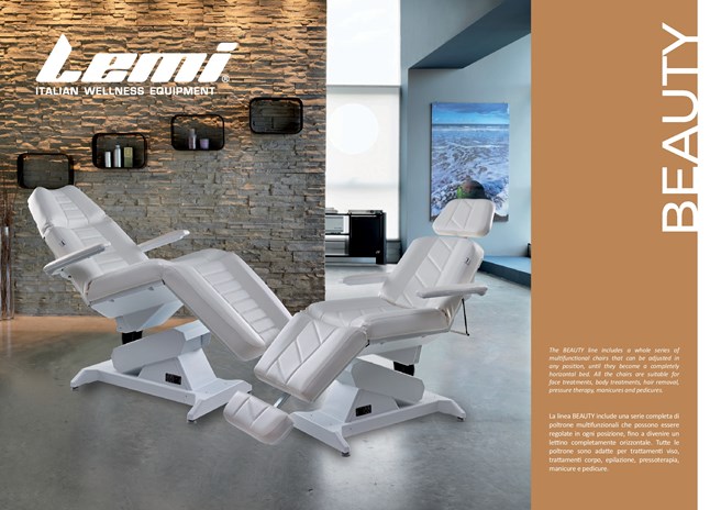 Lettino pieghevole LEMI 4 Linea Beauty By Lemi Group