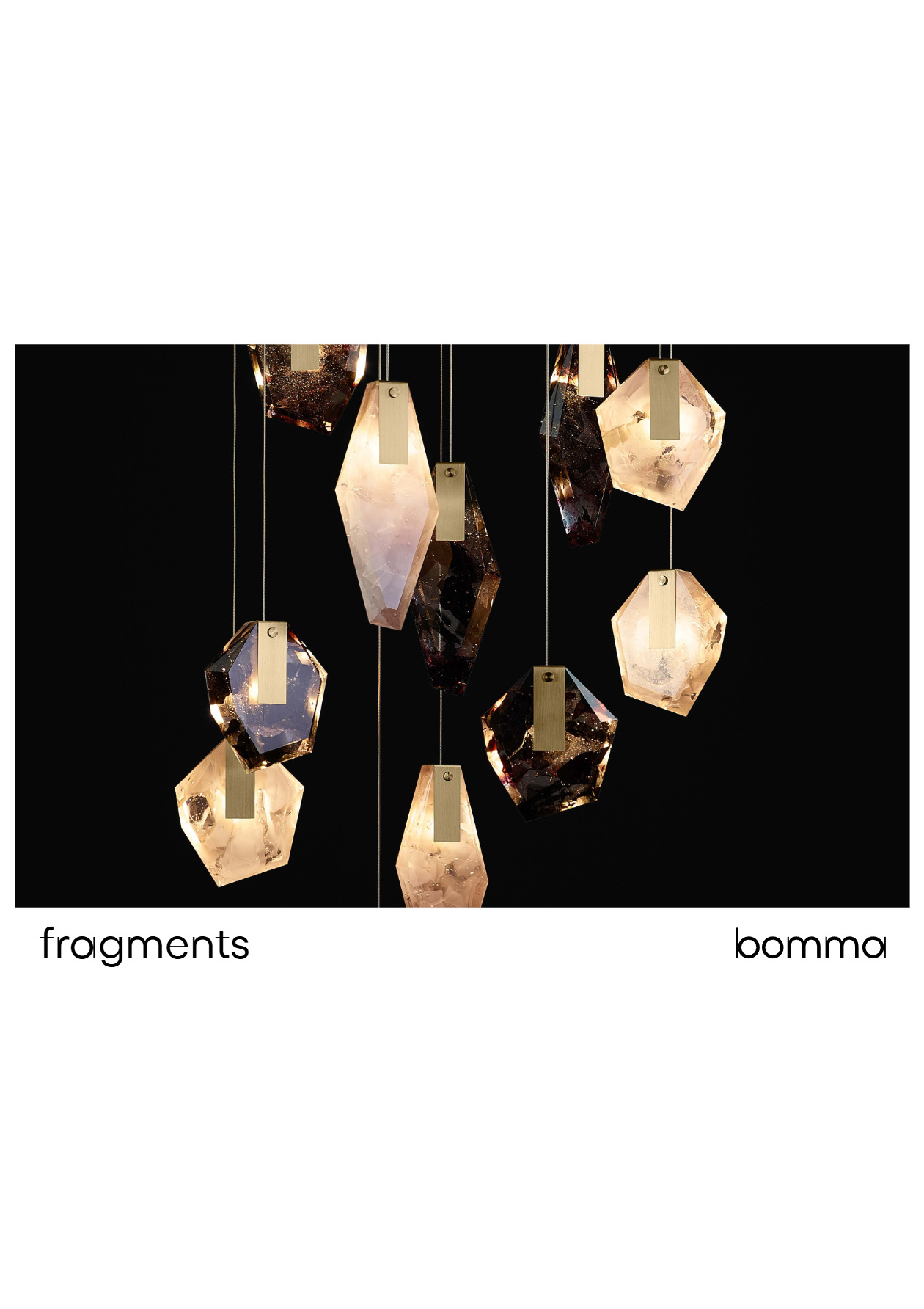 FRAGMENTS 3 Pendant lamp By Bomma