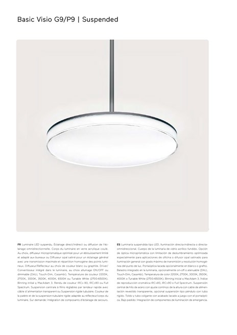BASIC VISIO G9/P9 Suspension By Lightnet