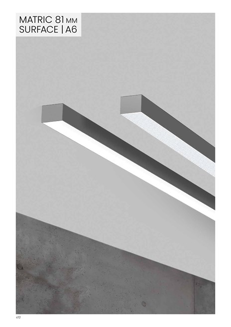 Aluminium wall lamp / ceiling lamp MATRIC A6 Matric Collection By Lightnet