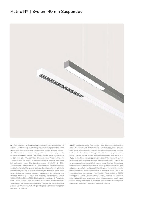 MATRIC RY pendant lamp By Lightnet